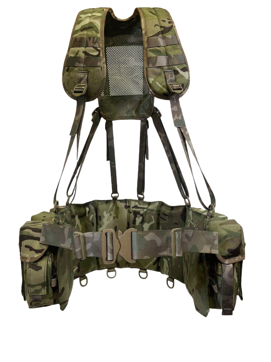GEN II Special Forces Airborne Webbing Set (Yoke + 4 Pocket Belt ...