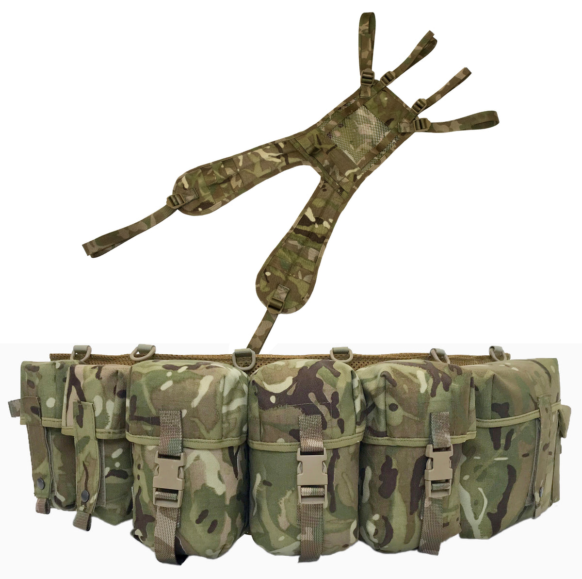 Minimi Gunner's Webbing Set (Para Airborne Belt + S.F Yoke, MTP ...